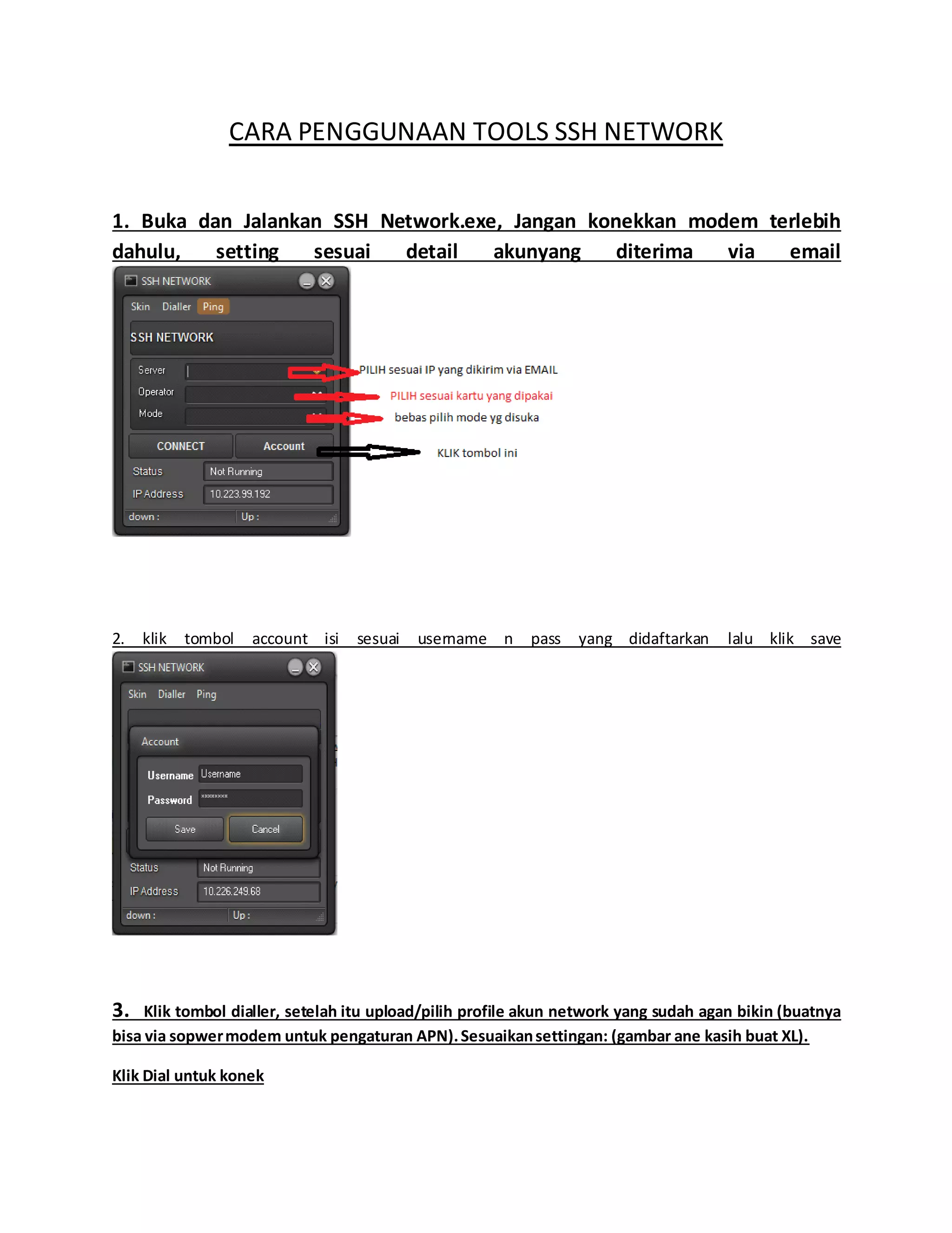 Cara penggunaan ssh network | PDF