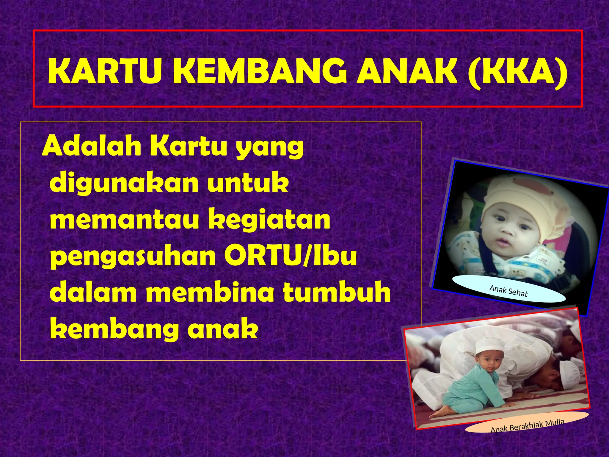 materi CARA PENGISIAN KKA di Bina Keluarga Balita .ppt