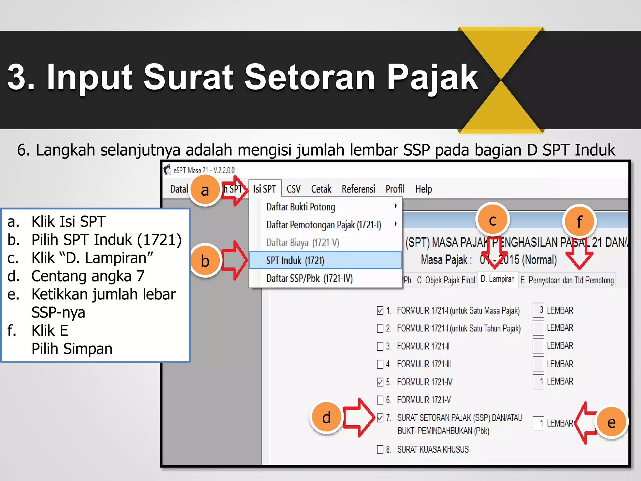 Cara Pengisian E-SPT PPh Pasal 21 | PPTX