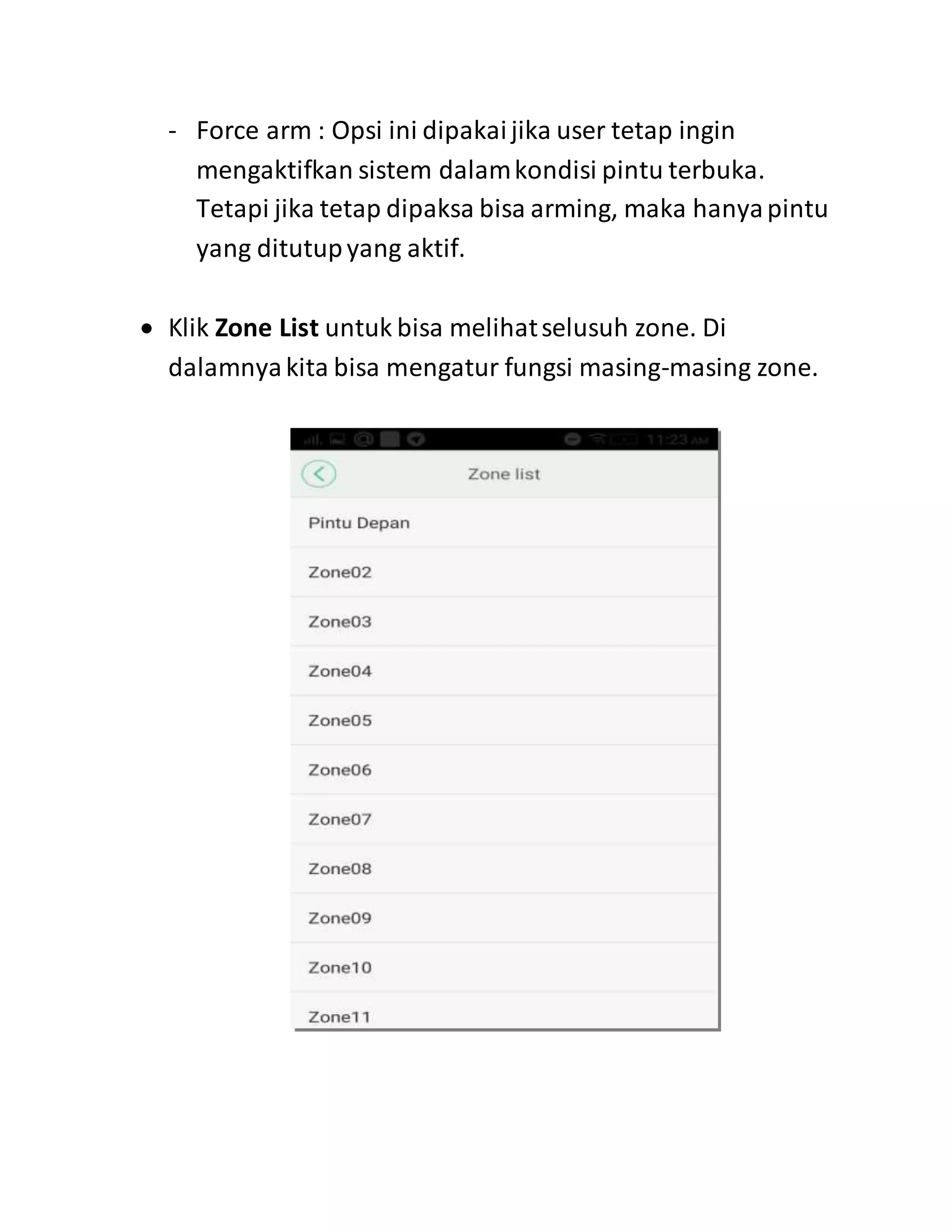 Cara Pengoprasian Pada Alarm Pintar Kanasecure W20 (Bagian 2) | DOCX
