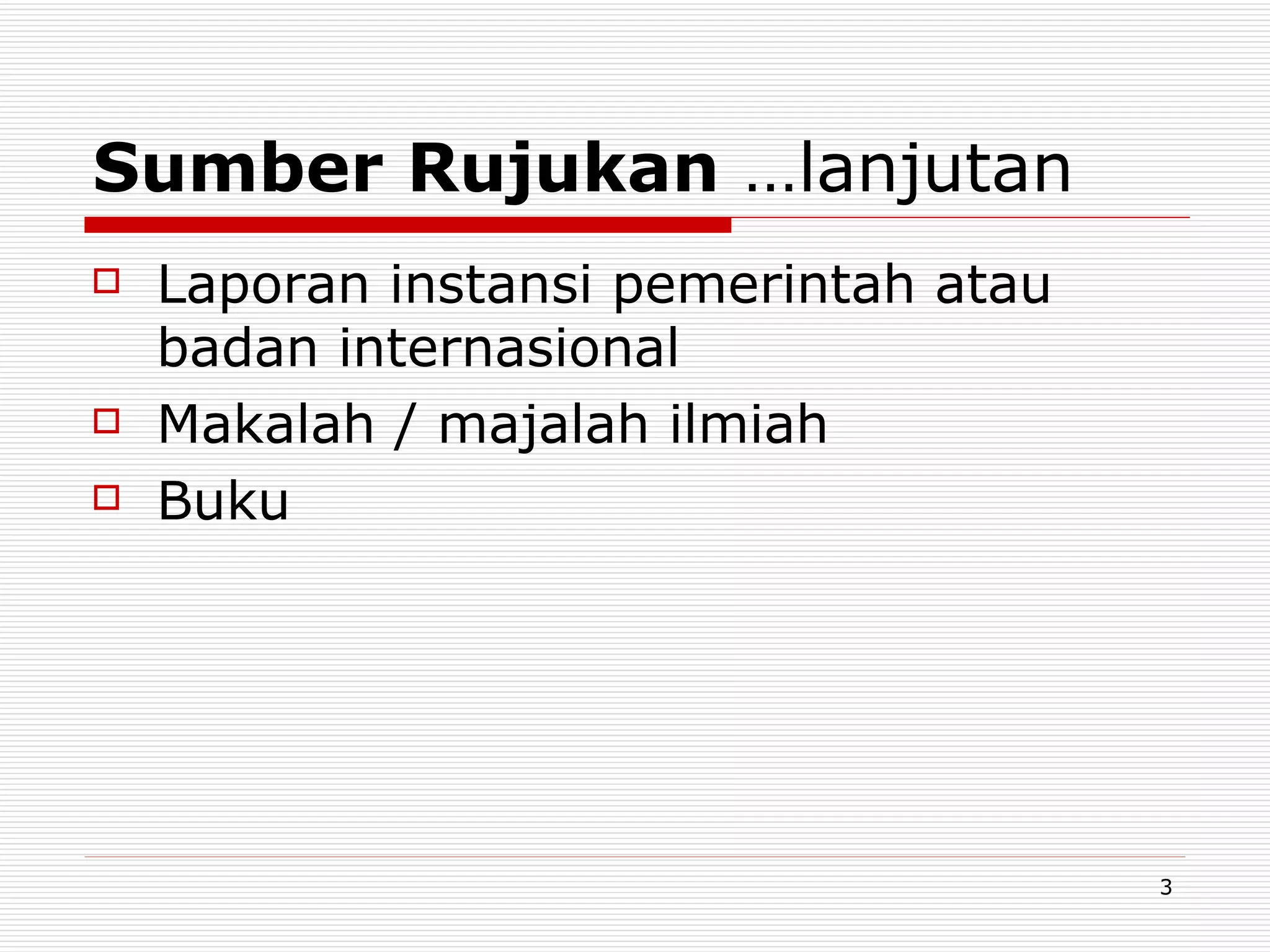 Cara penulisan daftar rujukan | PPT