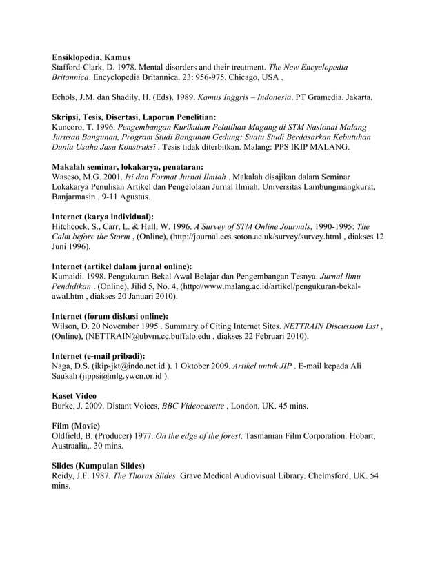 Cara penulisan dapus | PDF