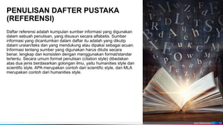 CARA PENULISAN KUTIPAN STANDART APA.pptx