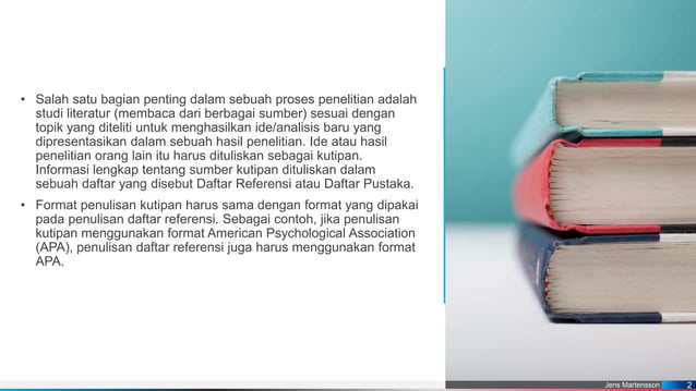 CARA PENULISAN KUTIPAN STANDART APA.pptx