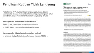 CARA PENULISAN KUTIPAN STANDART APA.pptx
