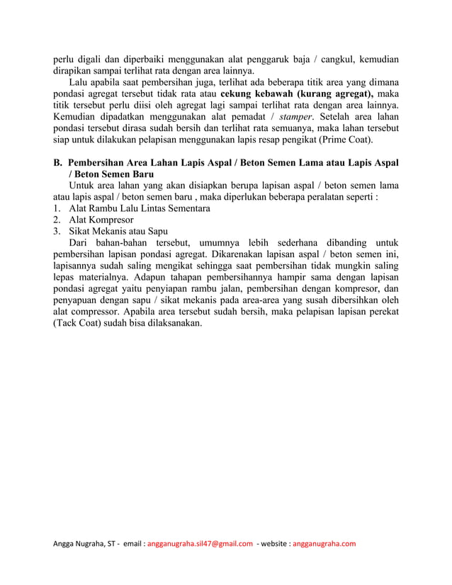 Cara penyiapan dan pembersihan lahan sebelum pelaksanaan penyemprotan prime coat dan tack coat.docx