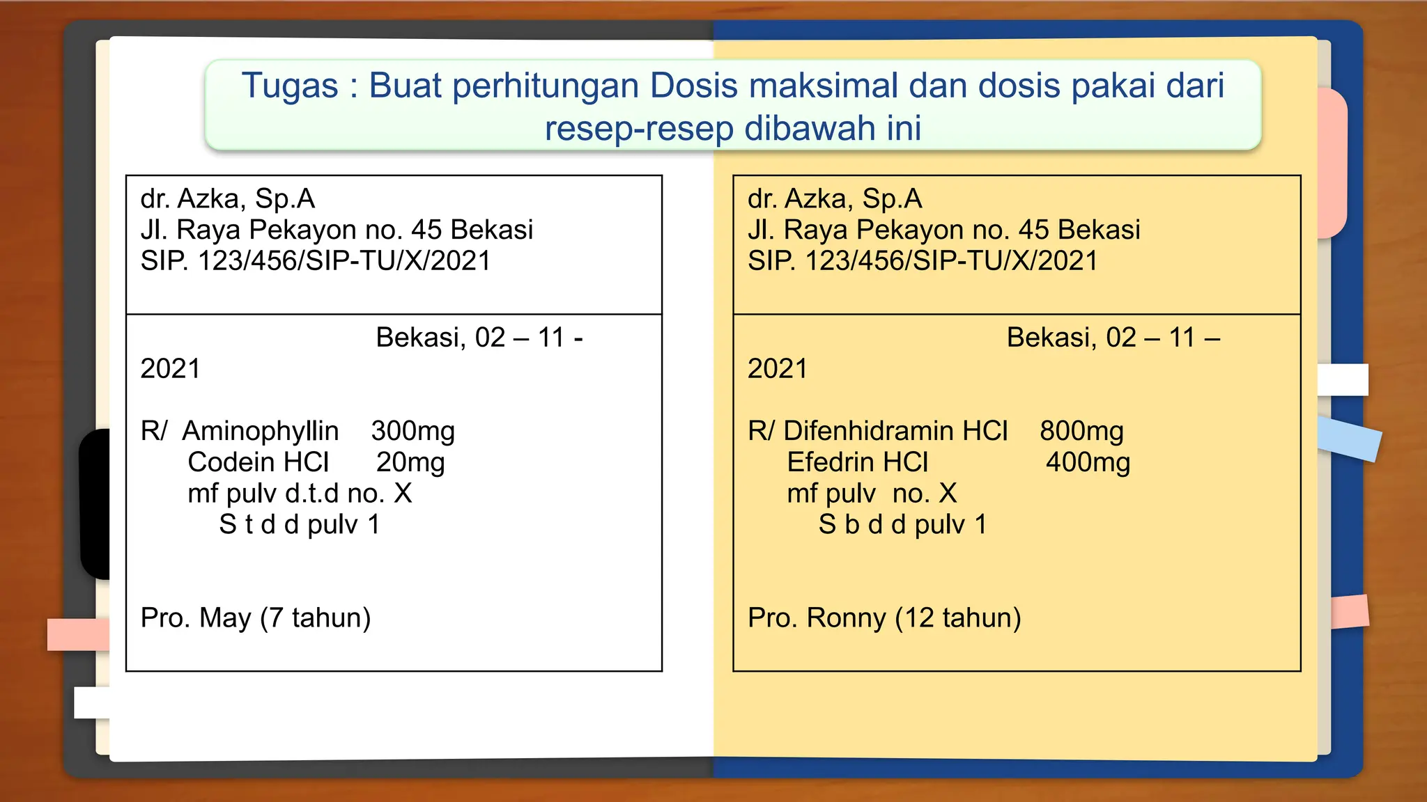 cara perhitungan dosis maksimum dan dosis pakai dalam resep.pptx