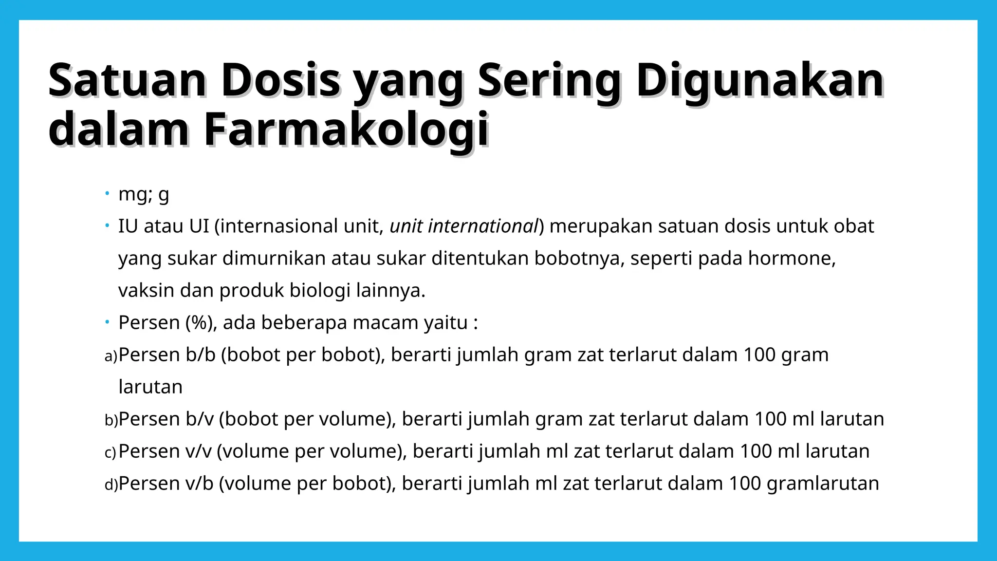 CARA_PERHITUNGAN_DOSIS_obat dan cara menghitungkan | PPT