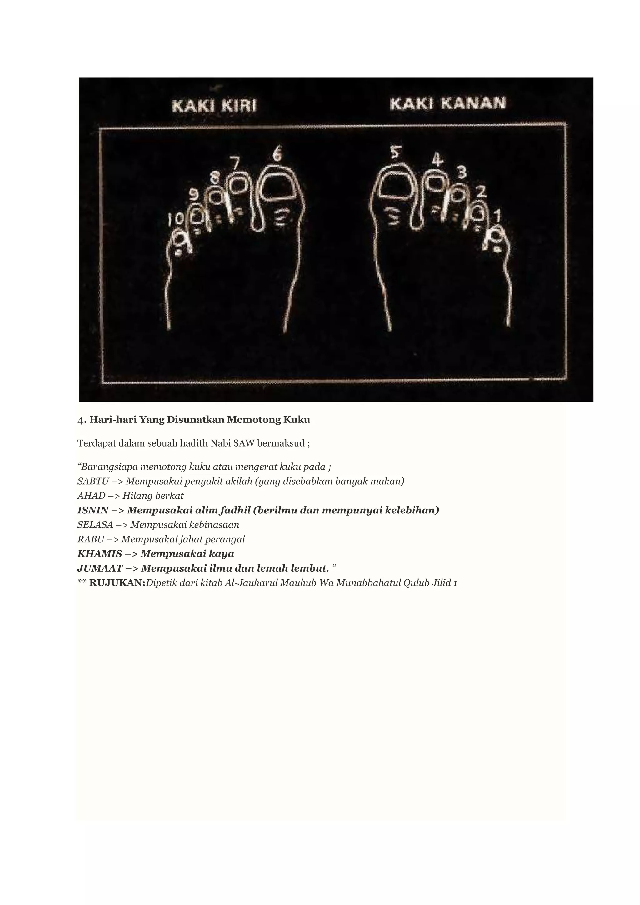 Cara potong kuku | PDF