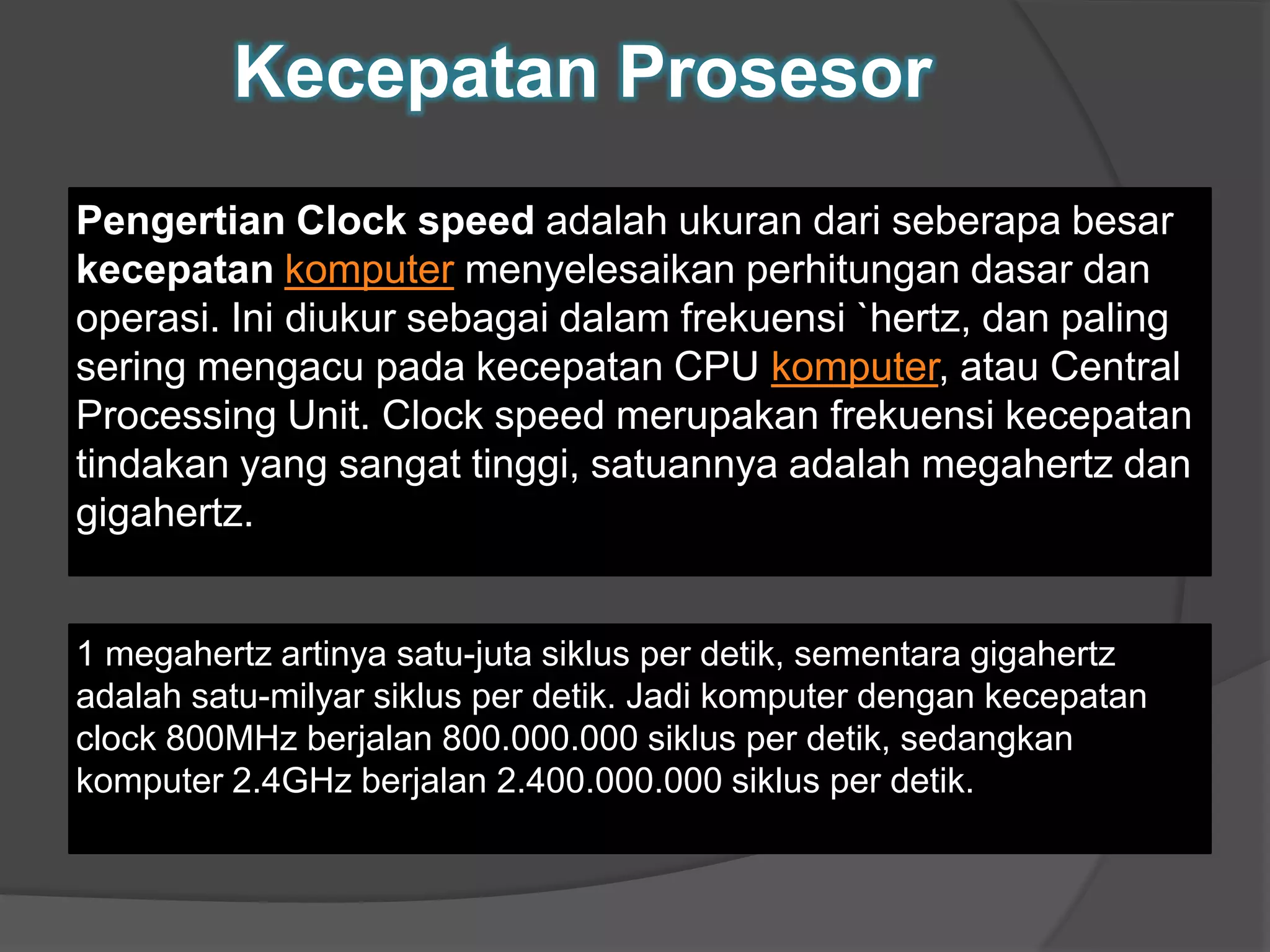 Cara proses perhitungan cpu | PPSX