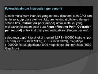 Cara proses perhitungan cpu | PPSX
