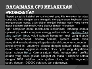 Cara proses perhitungan cpu | PPSX