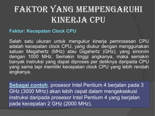 Cara proses perhitungan cpu | PPSX