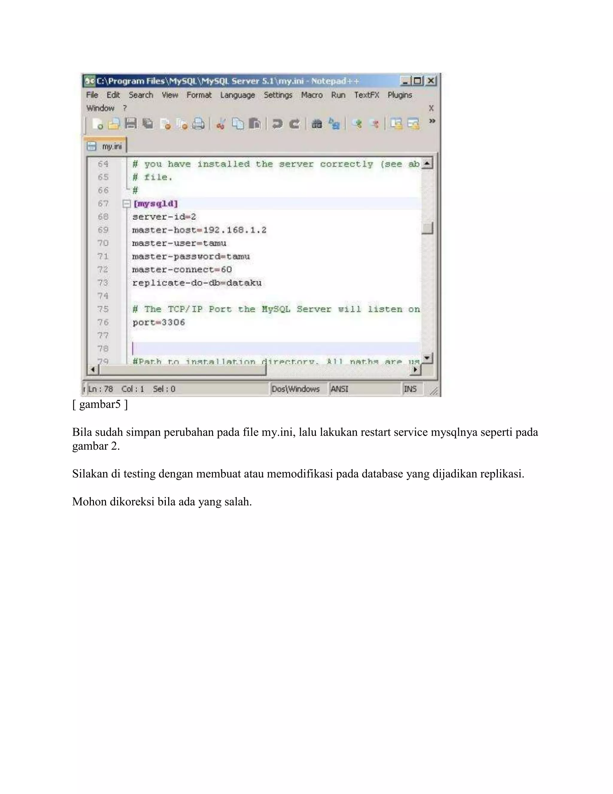 Cara replikasi | DOCX