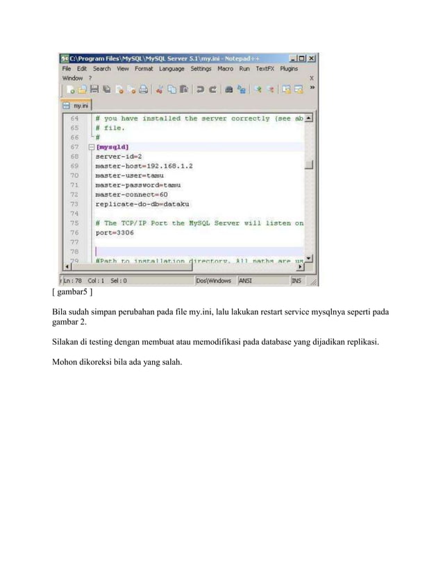 Cara replikasi | DOCX