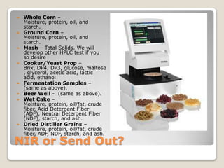 Cara 's ethanol laboratory testing requirements | PPTX