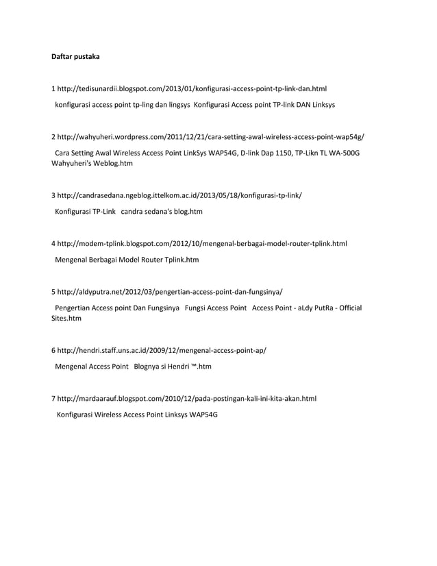 Cara setting accesspoint linksys | PDF