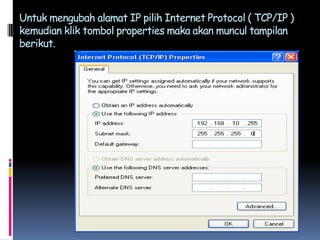 Cara setting ip address | PPTX
