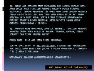 CARA TERPILIH MENJADI ANGGOTA DEWAN | PPT