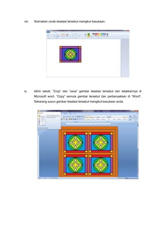 Rangka Kerja membuat Teselasi | PDF