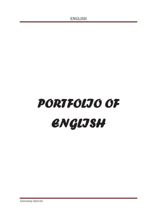 English Portfolio | PDF