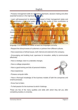 English Portfolio | PDF