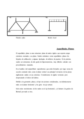 ESTRUCTURA SIMPLE ESTRUCTURA PLANA METODO DEL NUDO METODO DE LAS ...
