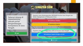Cara unduh Sertifikat SIMAPAN BANGKOM.pptx