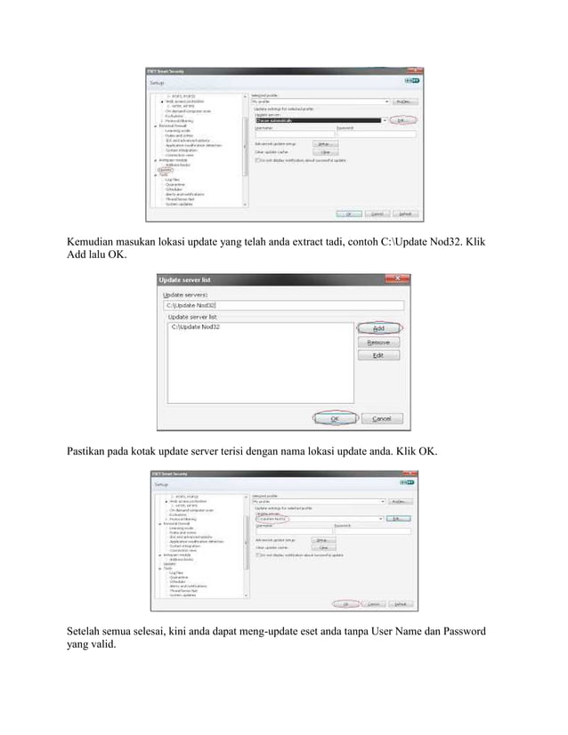 Cara update antivirus eset | PDF