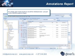 CARA user interface for Documentum, Alfresco, Oracle WebCenter | PPTX