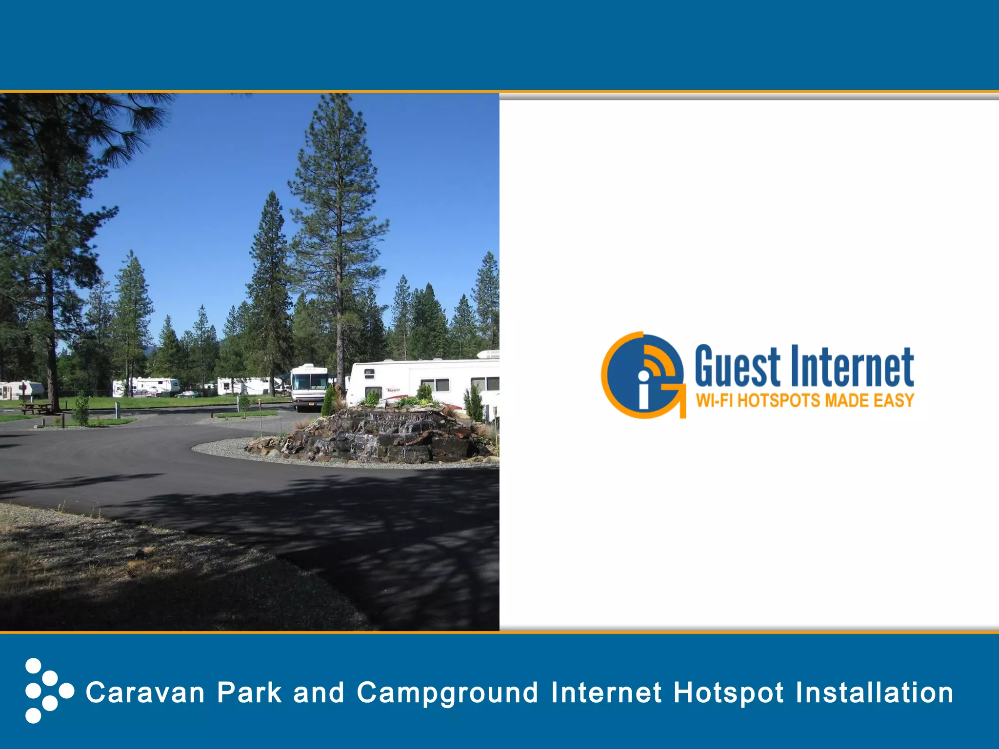 Caravan park and campground WiFi hotspot Do it yourself | PPT
