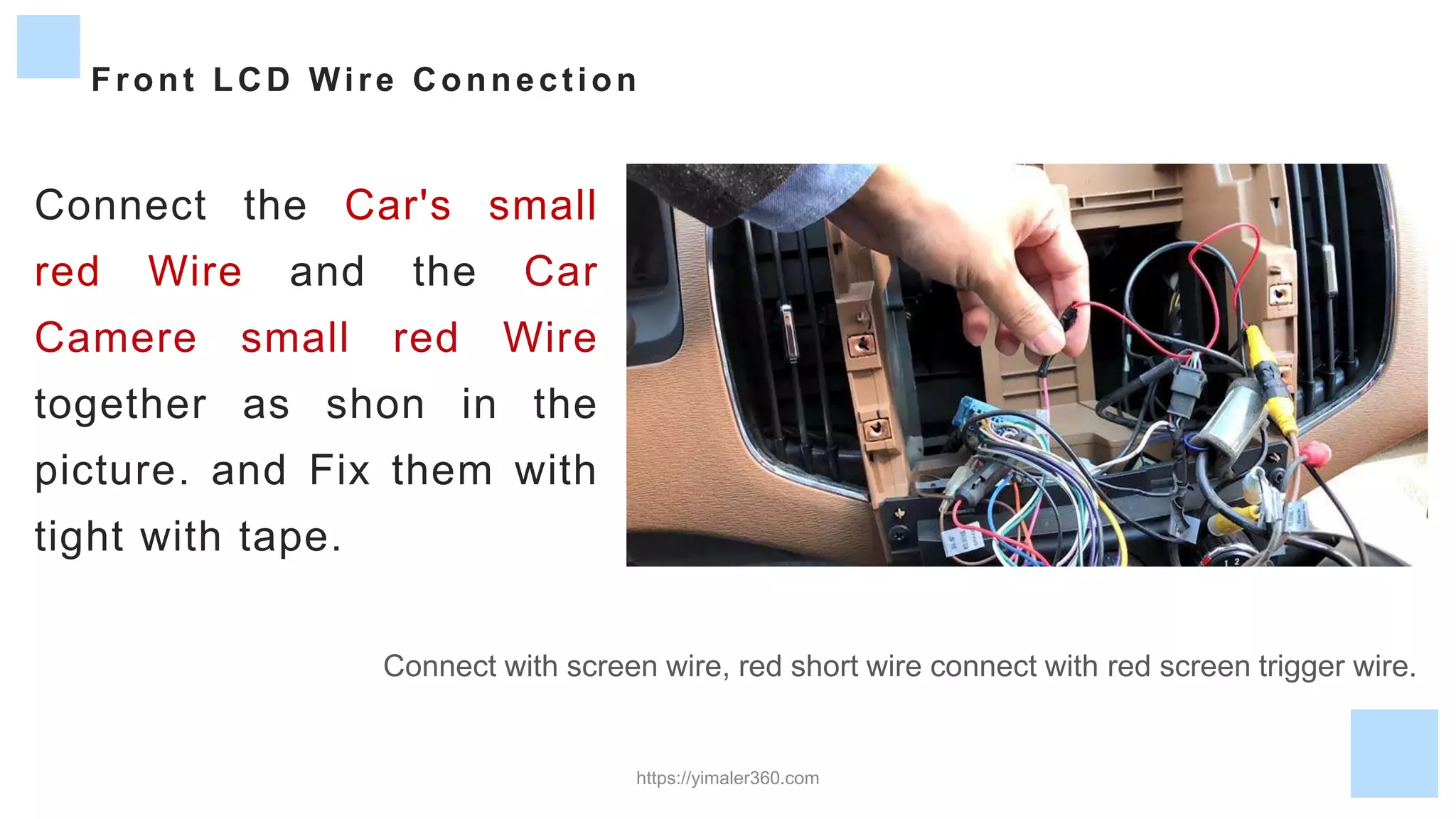 Car backup camera installation instruction | PPT