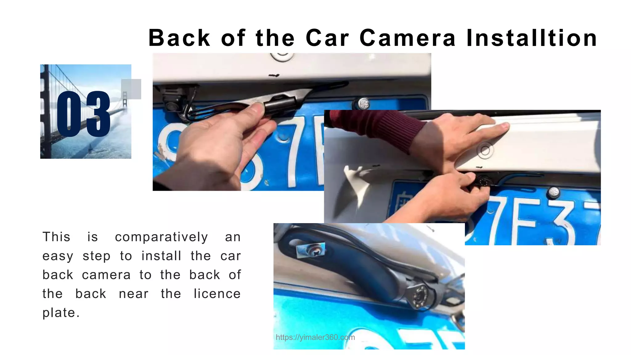 Car backup camera installation instruction | PPT