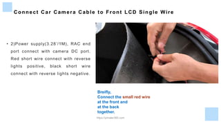 Car backup camera installation instruction | PPT