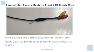 Car backup camera installation instruction | PPT