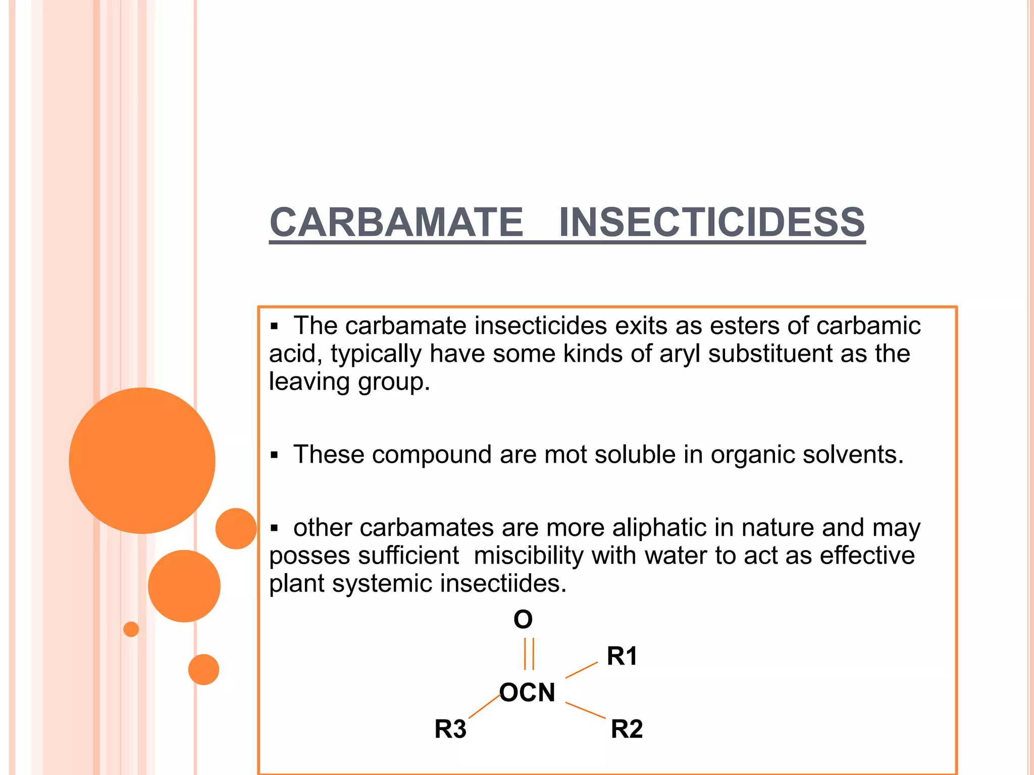 CARBAMATE INSECTICIDESS.pptx