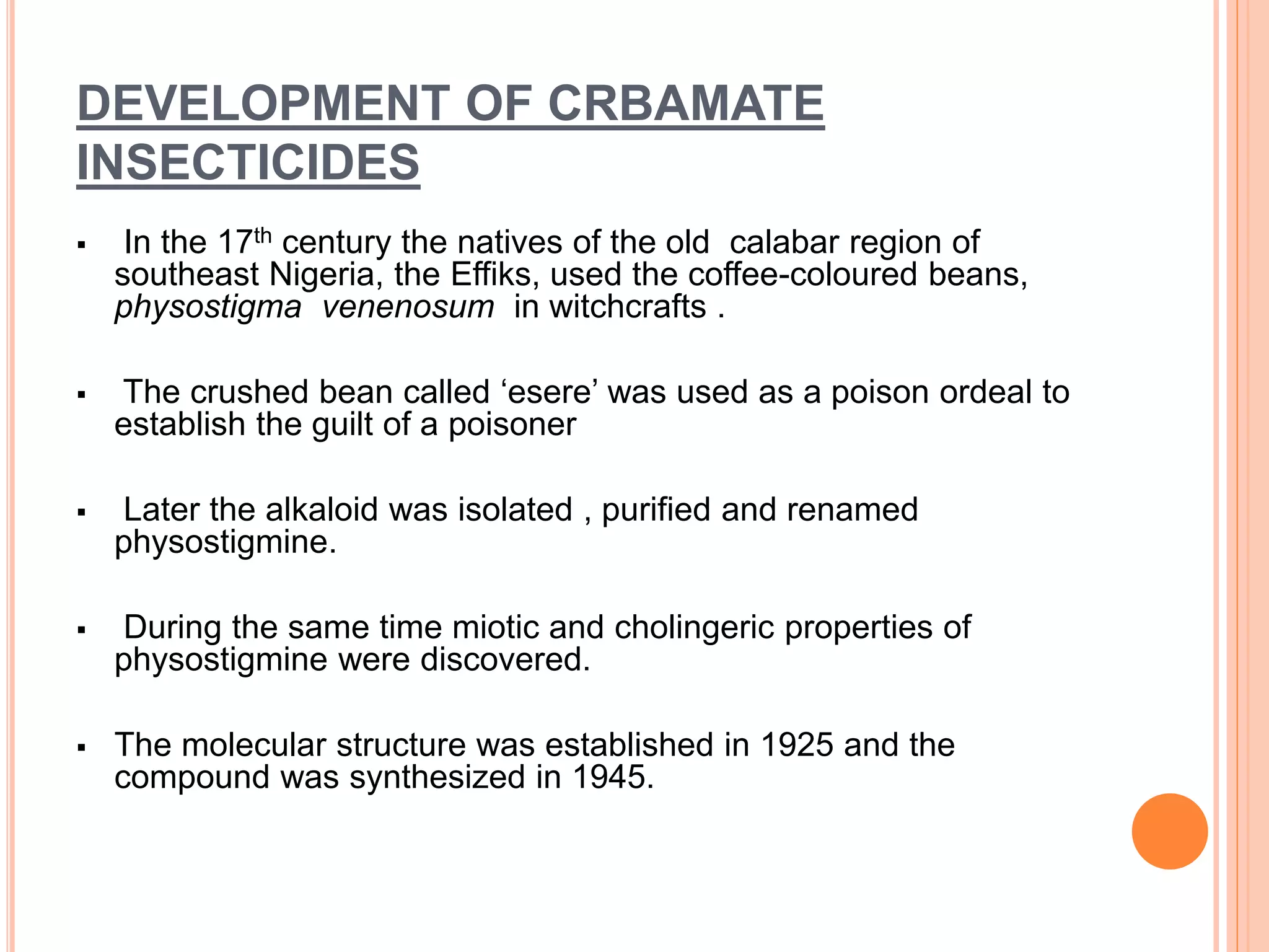 CARBAMATE INSECTICIDESS.pptx