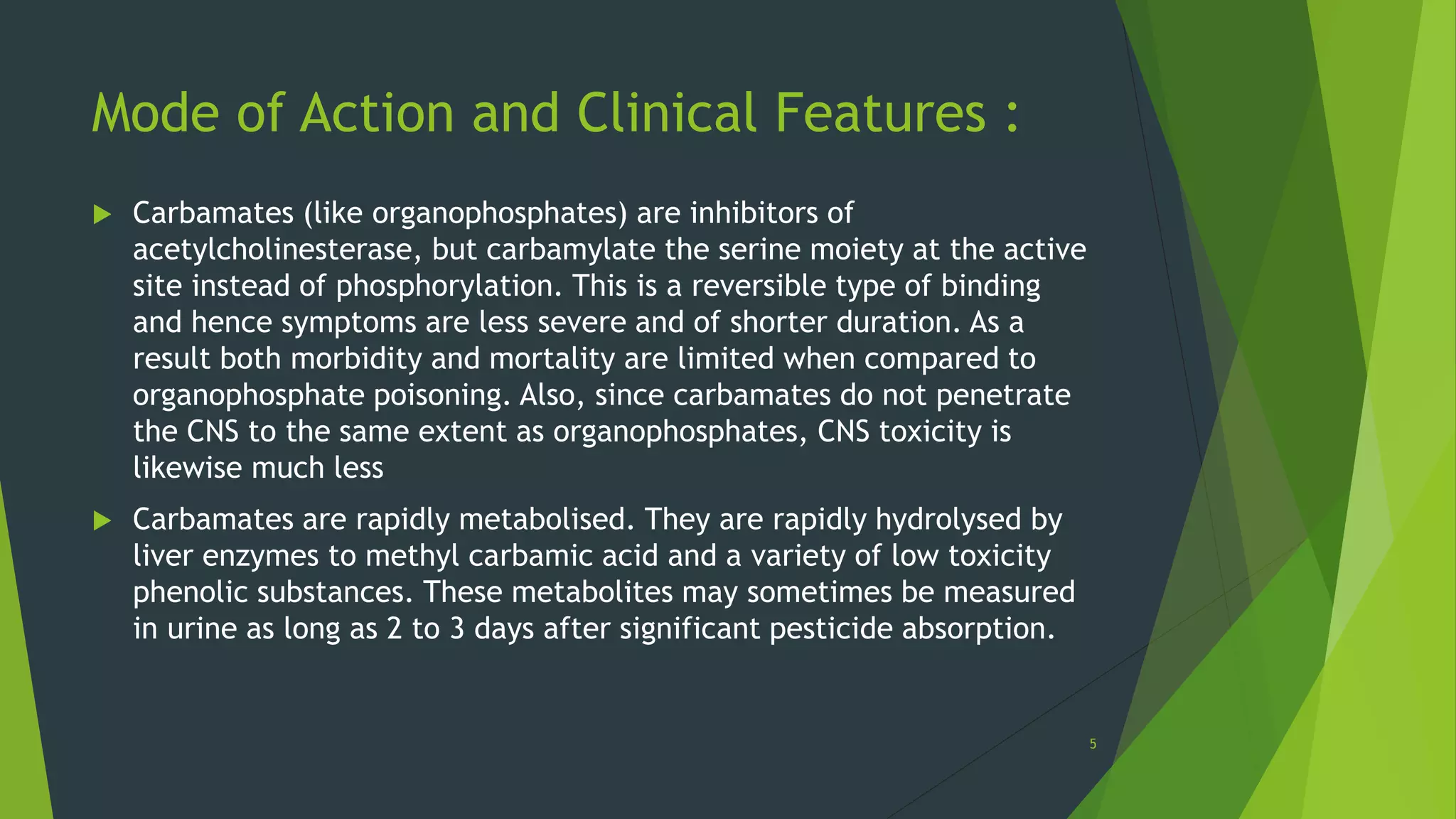 Carbamate ppt | PPTX