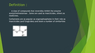 Carbamate ppt | PPTX