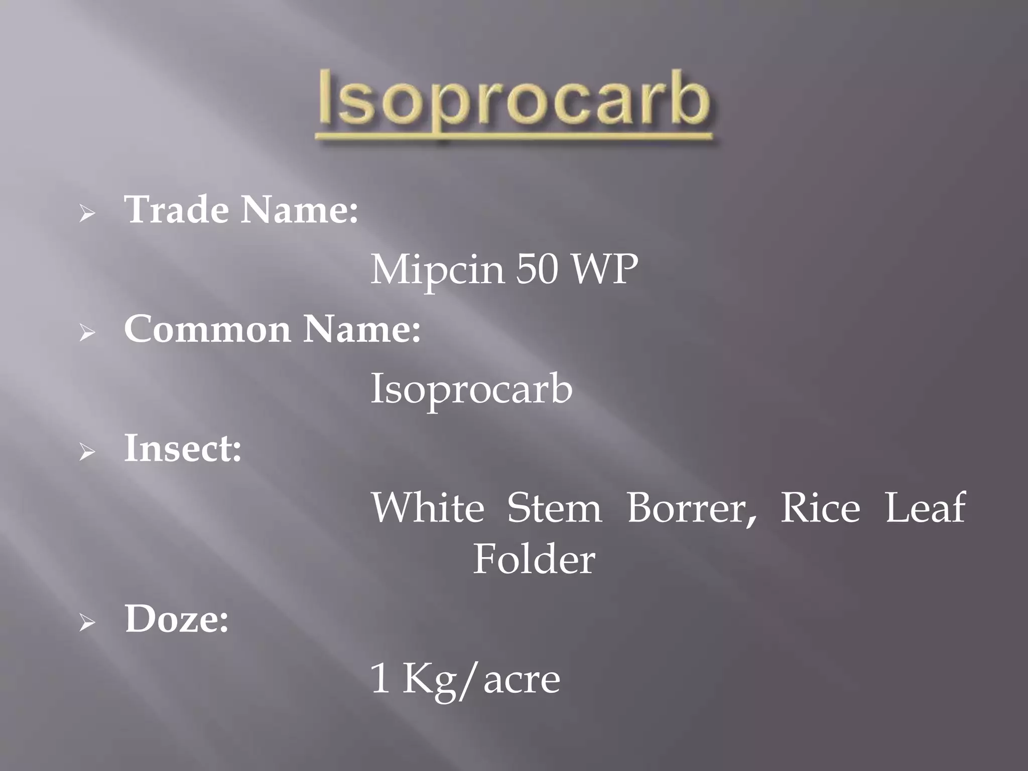 Carbamates ( Pesticides group) | PPTX