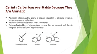 Carbanion organic ppt | PPTX