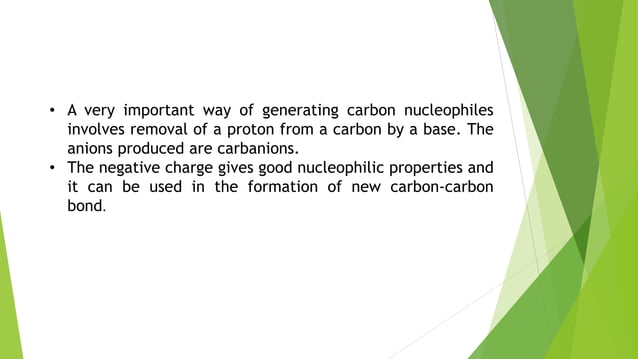 Carbanion organic ppt | PPTX