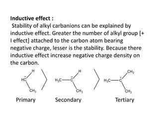 Carbanions | PPTX