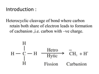 Carbanions | PPTX