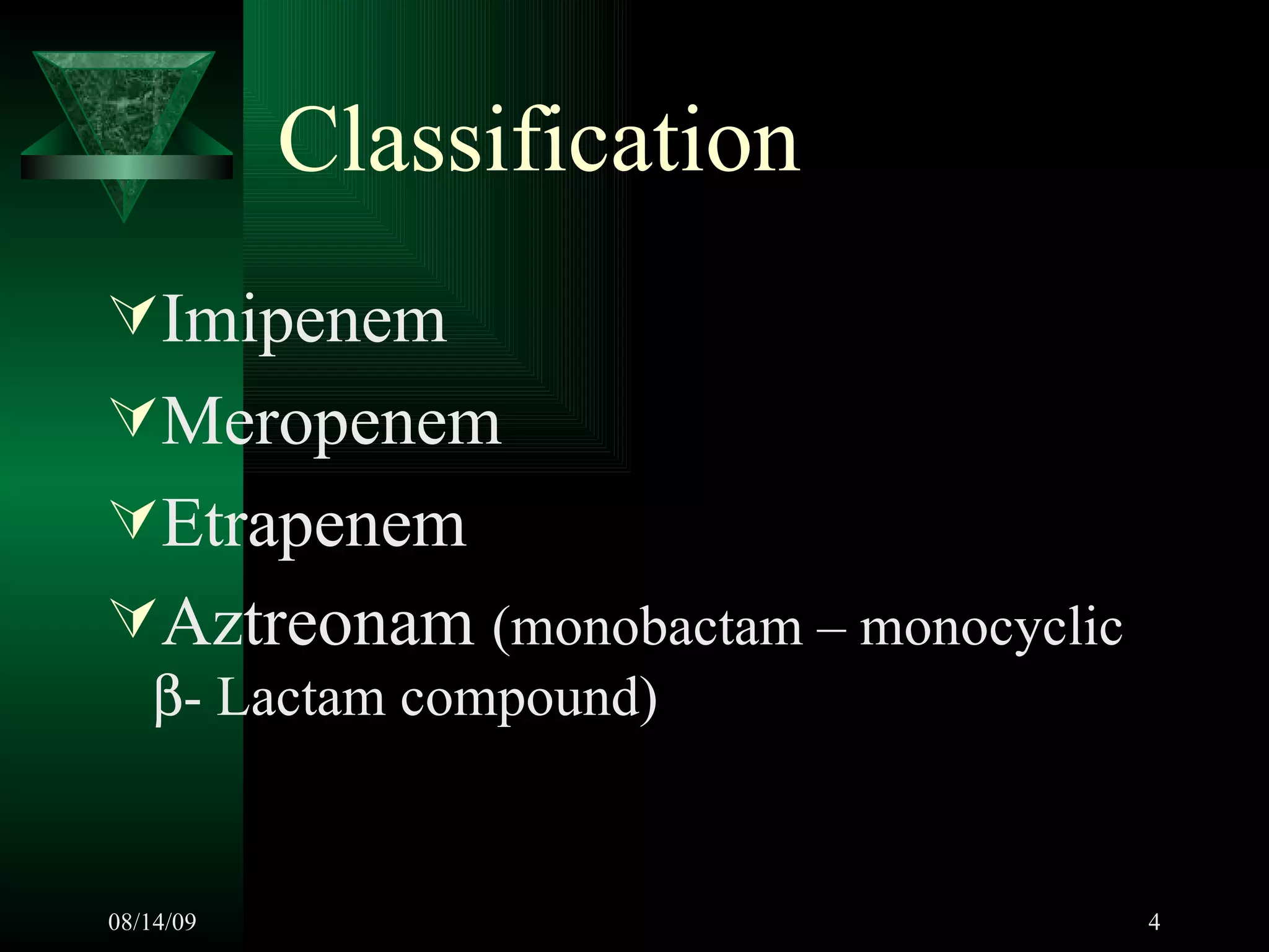 Carbapenems | PPT