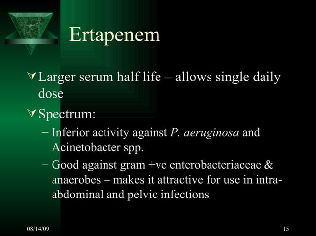 Carbapenems | PPT | Pharmaceutical Drugs | Medical Health