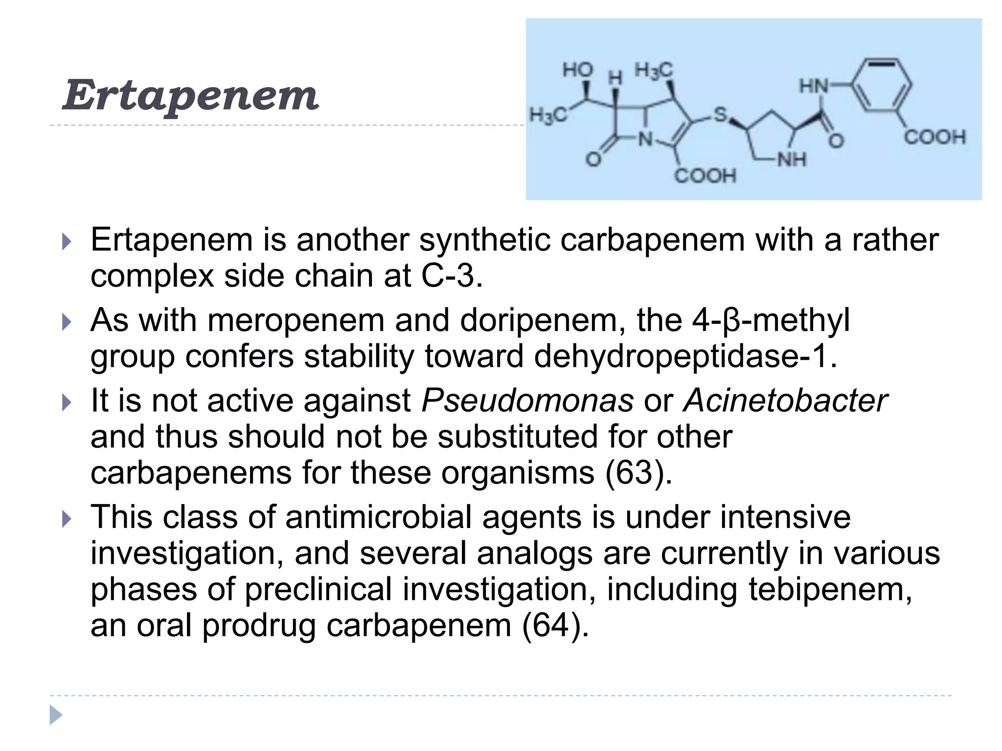 Carbapenems | PPTX