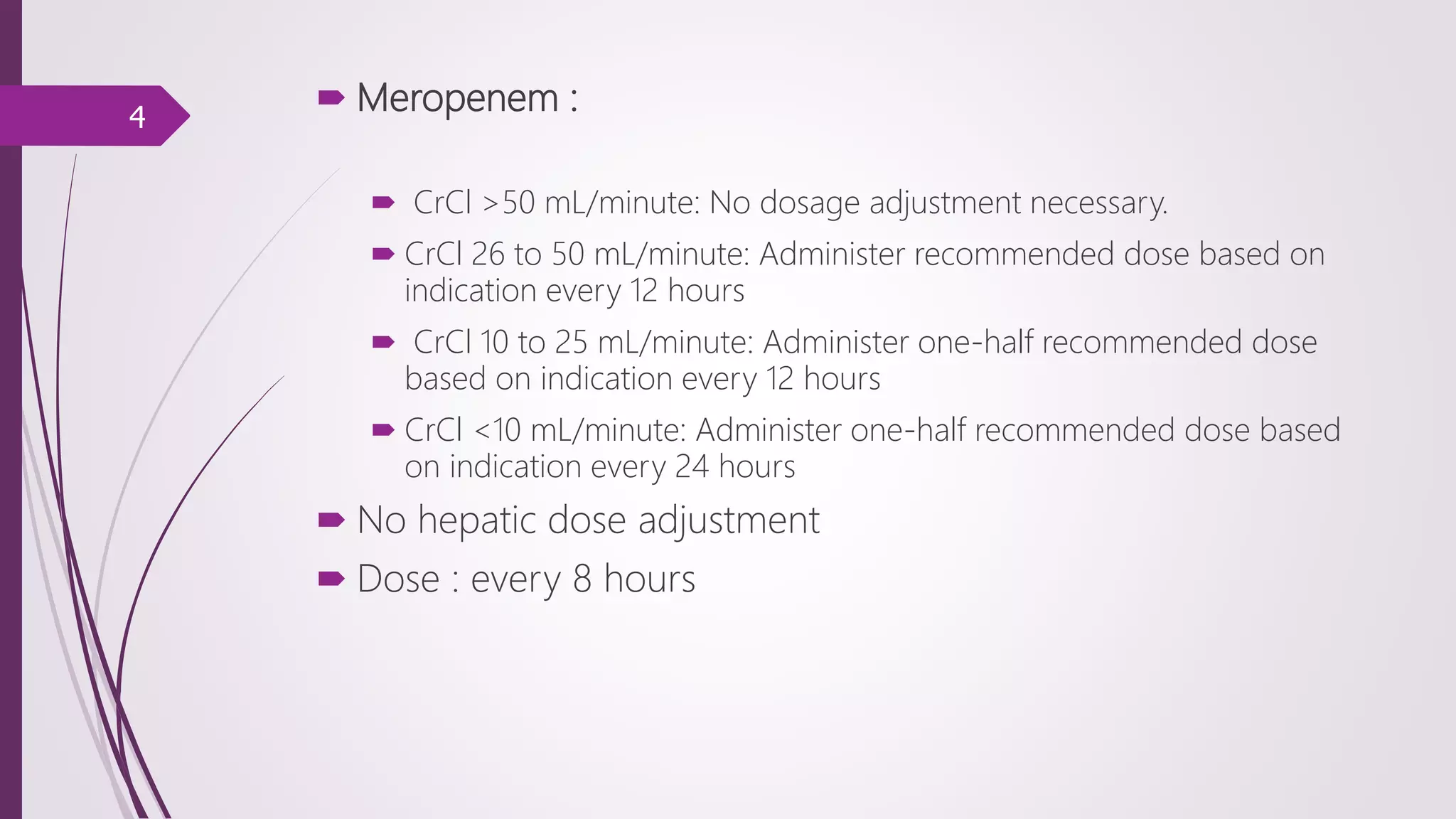 Carbapenems - Pharmacology | PPTX