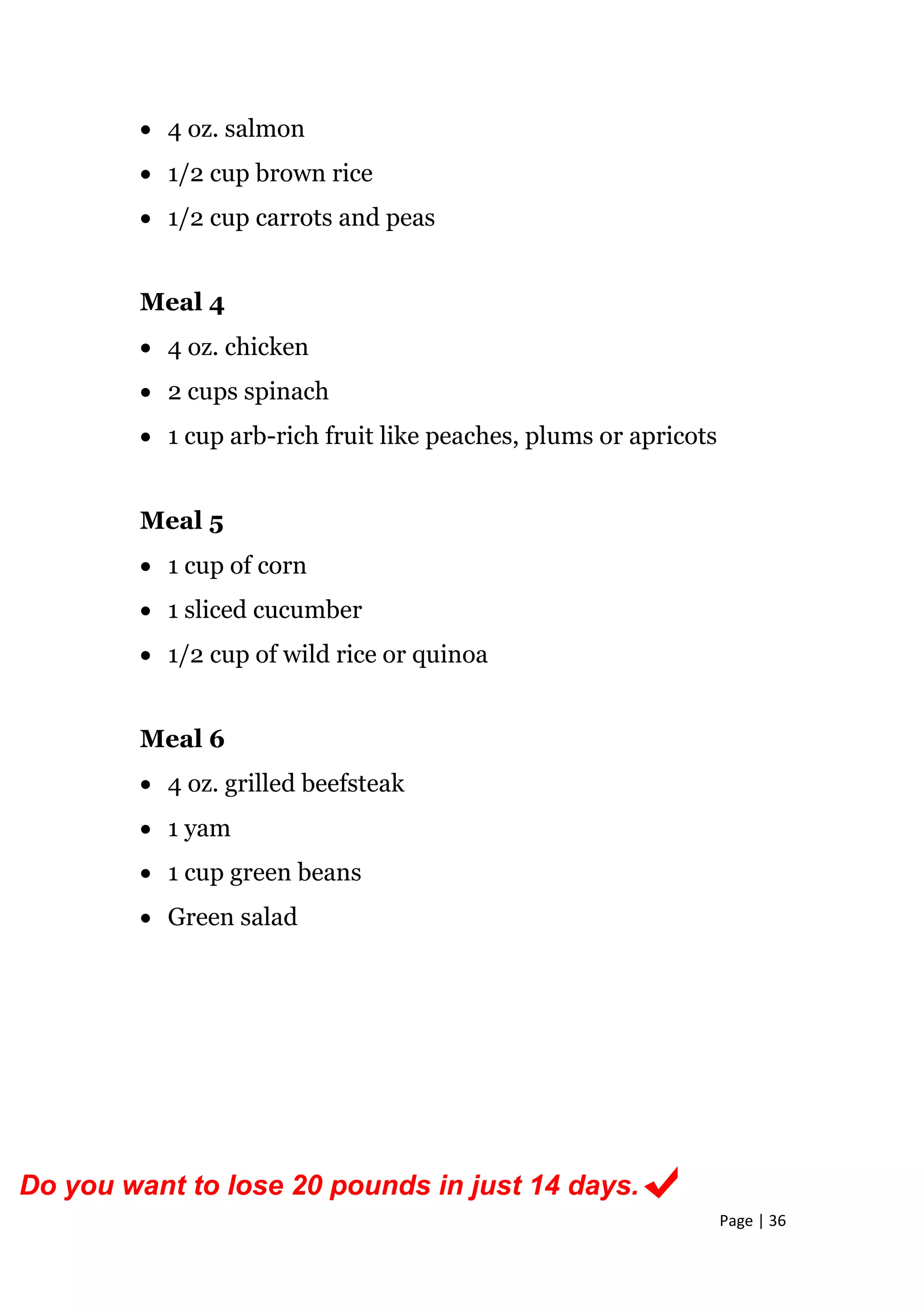 The ultimate 7 days weight loss plan | PDF