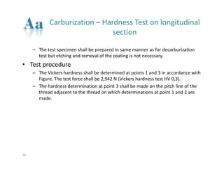 Carburization & Decarburization in Fasteners | PDF